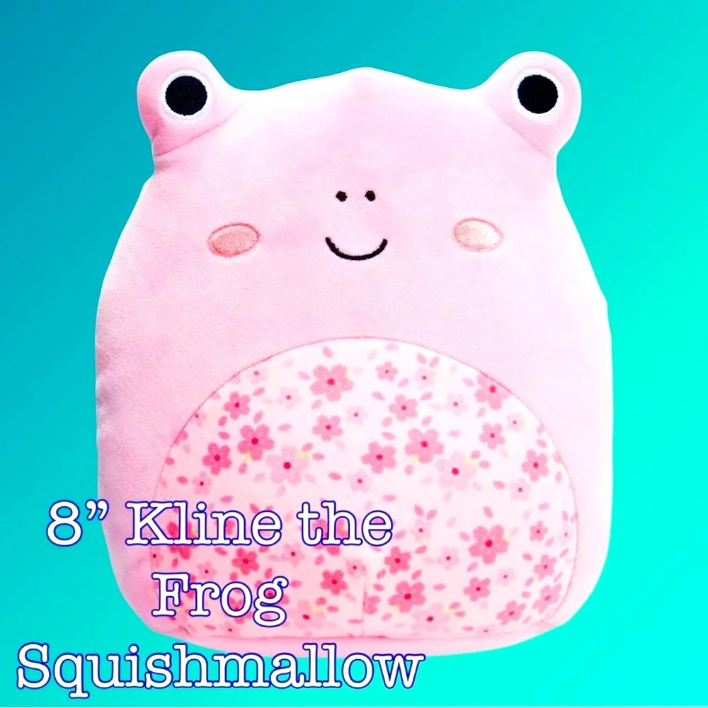 Squishmallows | Toys | Squishmallows Pink 8 Kline The Frog Nwt | Poshmark